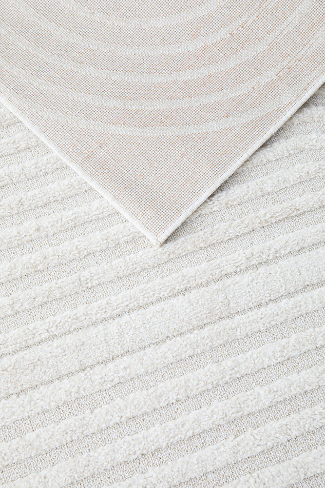 Astria White Arch Texture Rug – Lost Design Society Rugs