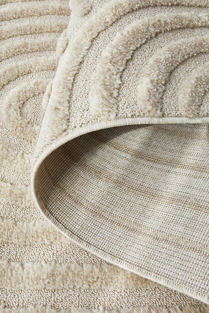 Astrid Arch Pattern Beige Rug – Lost Design Society