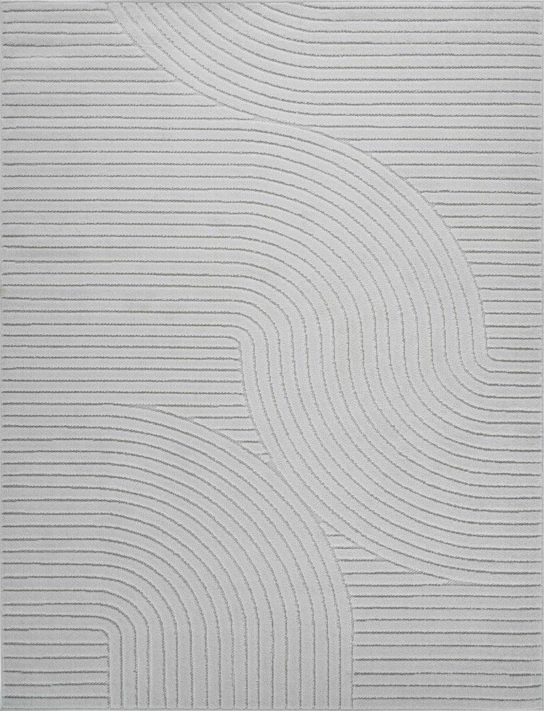 Arch Waves Off-White Art Deco Rug – Lost Design Society Rugs