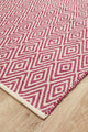 Cotton and Jute Flatweave Pink Rug – Lost Design Society