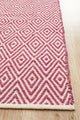 Cotton and Jute Flatweave Pink Rug – Lost Design Society