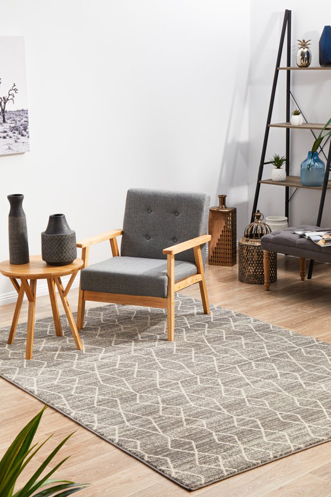 Remy Silver Transitional Rug – Lost Design Society