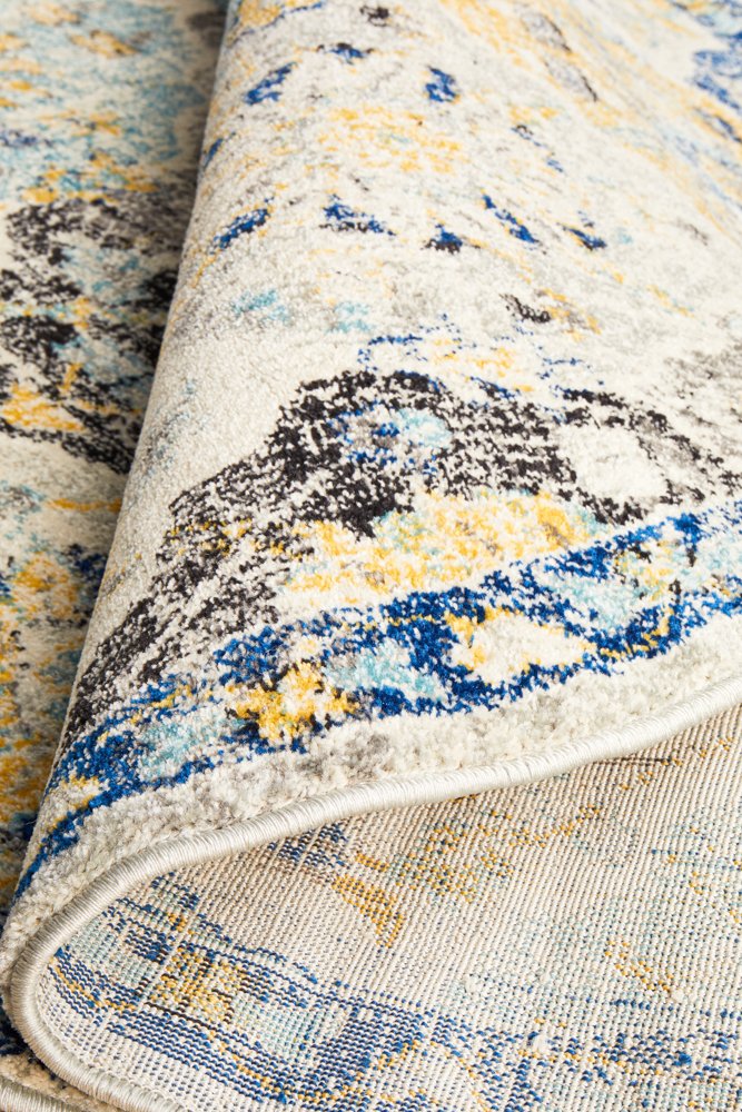 Poppy Multi Transitional Round Rug – Lost Design Society