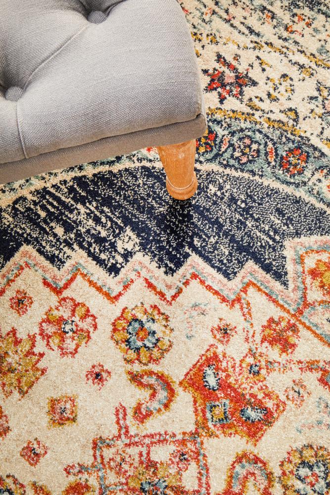 Estate Ecru Round Transitional Rug – Lost Design Society