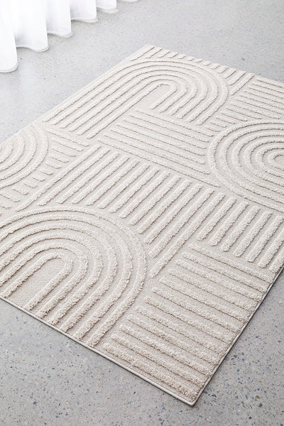 Astrid Natural Arch Pattern Rug – Lost Design Society