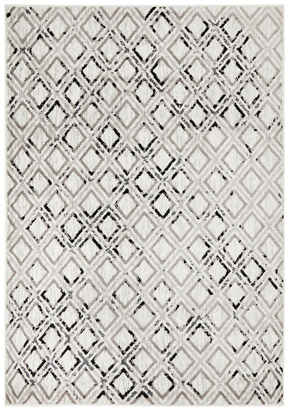 Cosmo Black and White Transitional Rug – Lost Design Society
