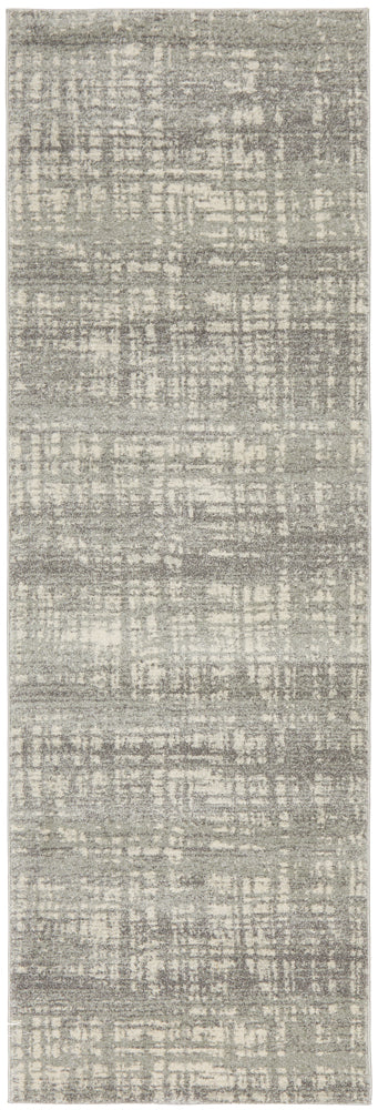 Ashley Abstract Modern Silver Grey Transitional Rug – Lost Design Society