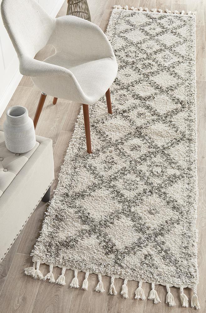 Beni Ourain Inspired Berber Safi Natural Shag Rug – Lost Design Society ...